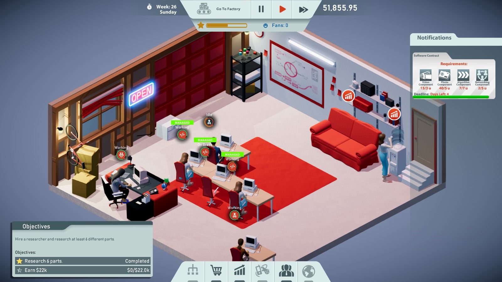 Tech Corp PC Preview - Create your own Startup