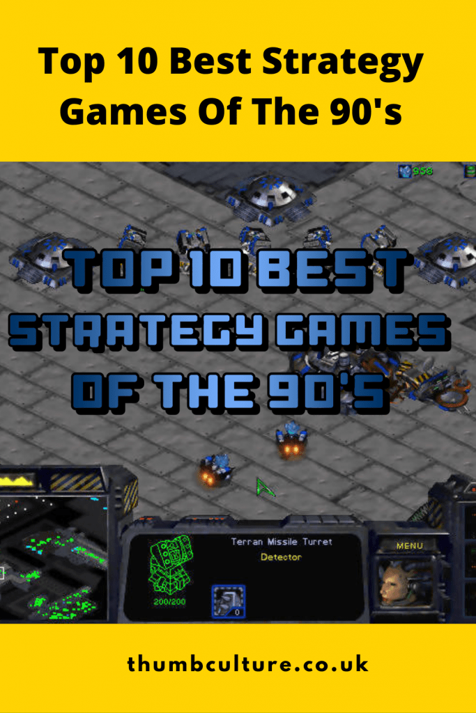 Top 10 Best Strategy Games Of The 90s - Retrogaming Corner