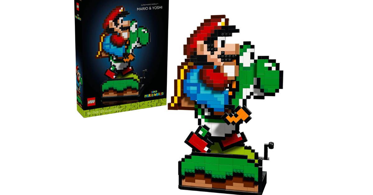 Nostalgia + LEGO = New Mario & Yoshi Set